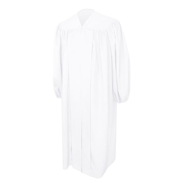 Premium White Baptismal Robe – Choir and Clergy