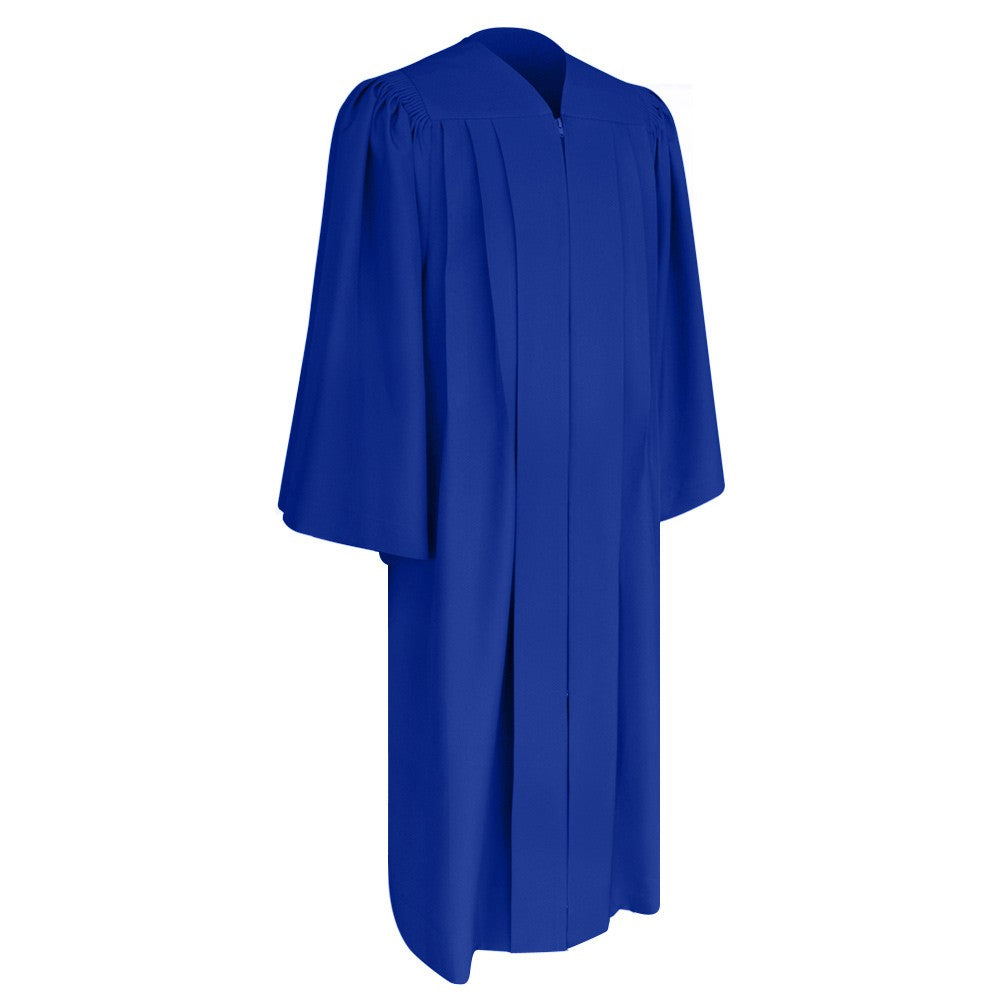 Deluxe Royal Blue Choir Robe – Choir and Clergy