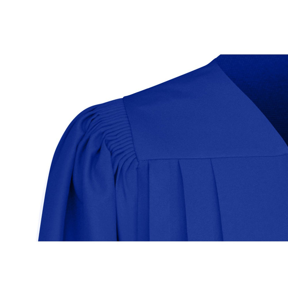 Deluxe Royal Blue Choir Robe – Choir and Clergy