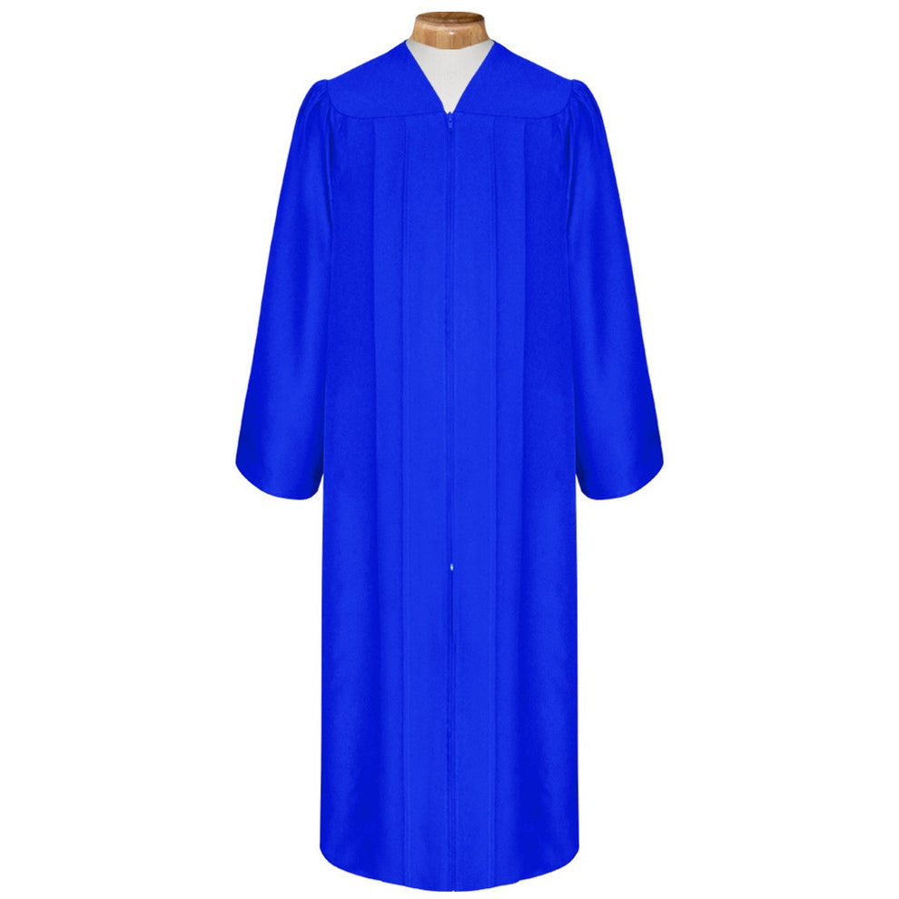 Matte Royal Blue Choir Robe – Choir and Clergy