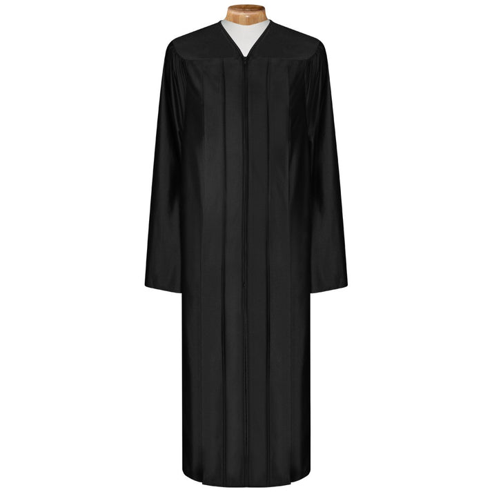 Shiny Black Choir Robe – Choir and Clergy